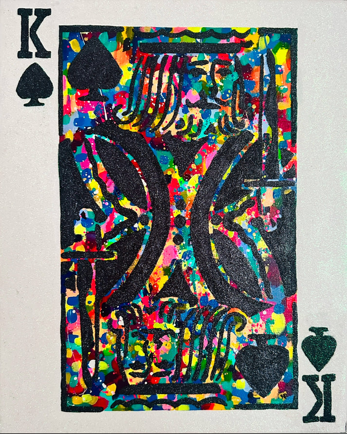 "king of spades" original painting – Holly Forbes